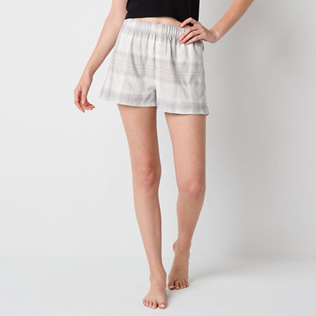 Click here for Arizona Body Womens Flannel Juniors Pajama Shorts... prices