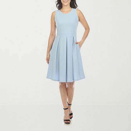 Click here for White Mark Womens Sleeveless Fit + Flare Dress  X-... prices