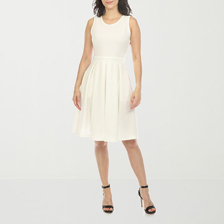 Click here for White Mark Womens Sleeveless Fit + Flare Dress  X-... prices