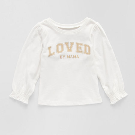 Click here for Okie Dokie Baby Girls Round Neck Long Sleeve Graph... prices
