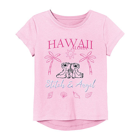 Click here for Little & Big Kid Girls Round Neck Short Sleeve Reg... prices