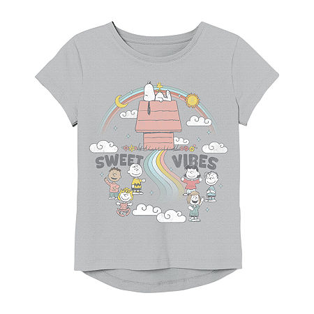 Click here for Little & Big Kid Girls Round Neck Short Sleeve Reg... prices