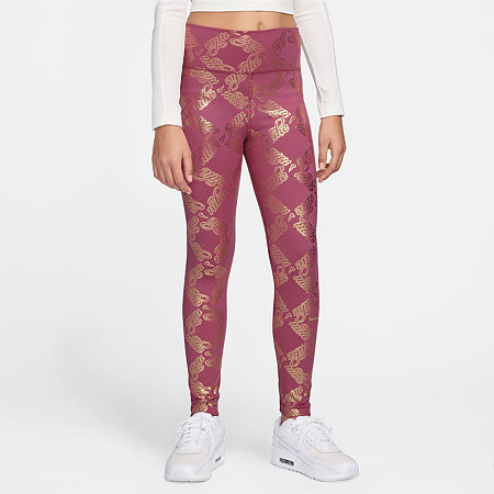 Click here for Nike Dri-Fit One Big Kid Girls Quick Dry Knit Acti... prices