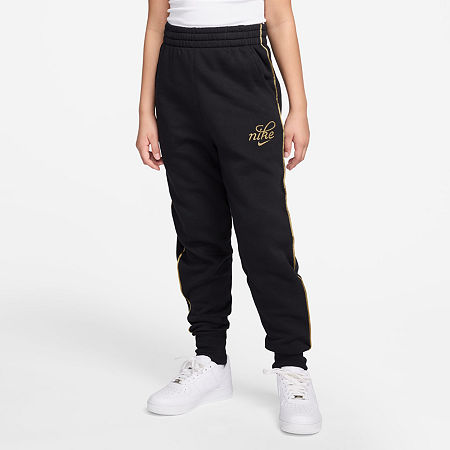Nike Girls 7-16 Sportswear Oversized Joggers - Black