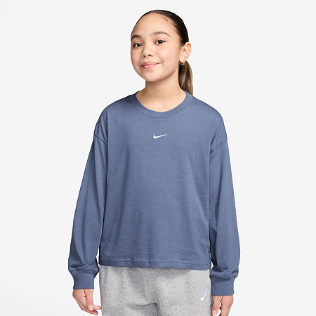 Click here for Nike Big Kid Girls Crew Neck Long Sleeve Active T-... prices