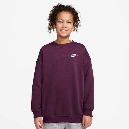 Click here for Nike Big Girls 7-16 Sportswear Club Fleece Oversiz... prices