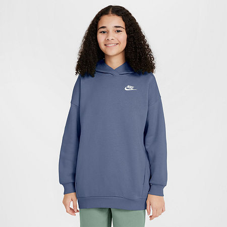Click here for Nike Big Girls Sportswear Club Fleece Oversized-Fi... prices