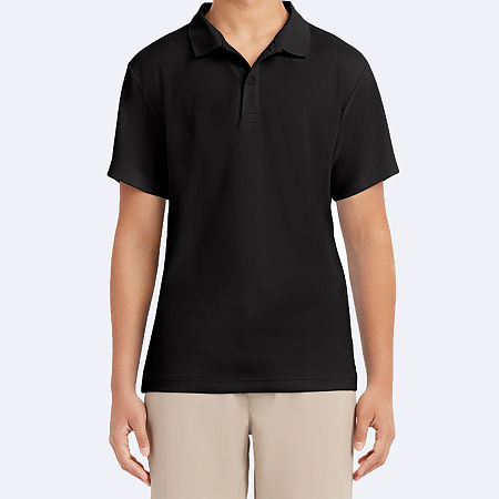 Click here for IZOD Mens Short Sleeve Polo Shirt  Medium  Black prices