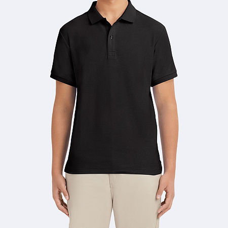 Click here for IZOD Mens Short Sleeve Polo Shirt  Small  Black prices