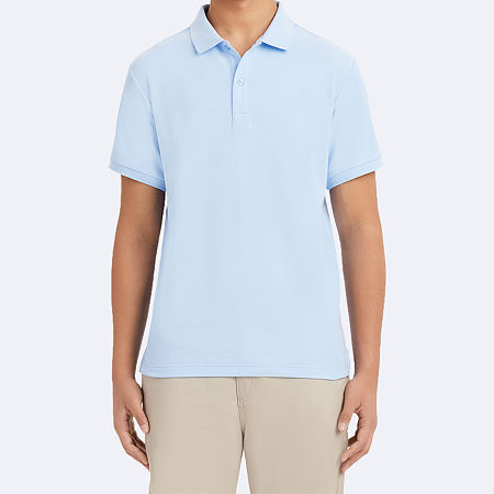 Click here for IZOD Mens Short Sleeve Polo Shirt  Large  Blue prices