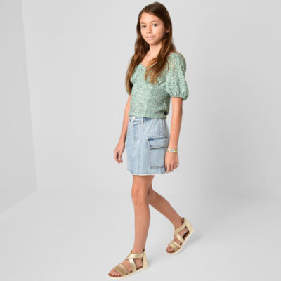 Vanilla Star Big Kid Girls Mid Rise Skort, Color: Greta - JCPenney