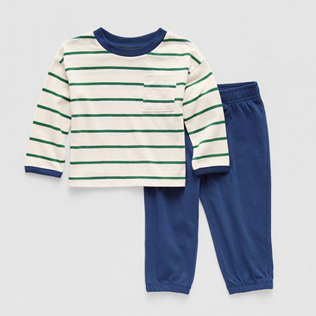 Click here for Okie Dokie Baby Boys 2-pc. Pant Set  6 Months  Blu... prices