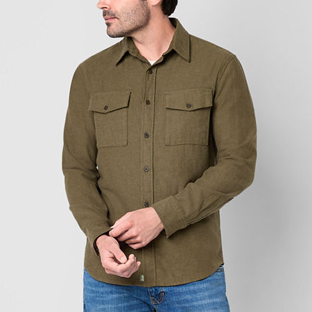 Click here for mutual weave Mens Long Sleeve Regular Fit Flannel... prices