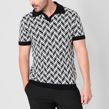 Click here for J. Ferrar Johnny Collar Mens Short Sleeve Button P... prices