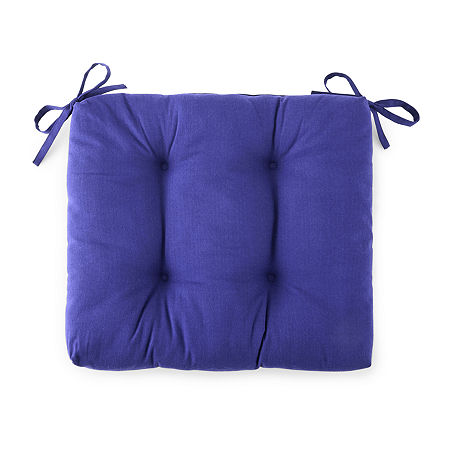 Click here for Turquoise Sun Solid Ink Patio Seat Cushion  One Si... prices