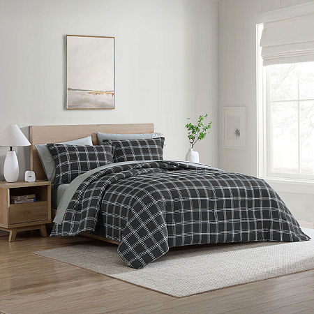 Click here for Swift Home Grid Plaid Reversible 7-Pc. Comforter S... prices