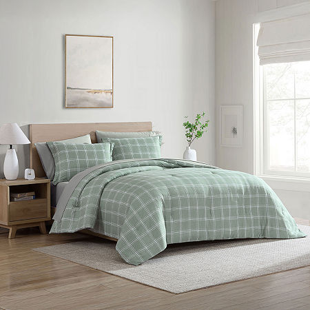 Click here for Swift Home Grid Plaid Reversible 7-Pc. Comforter S... prices