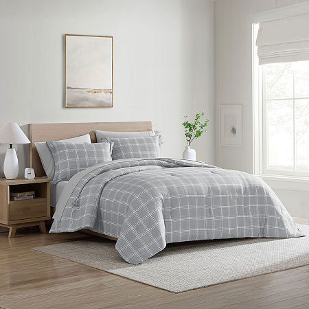 Click here for Swift Home Grid Plaid Reversible 7-Pc. Comforter S... prices
