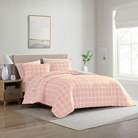Click here for Swift Home Grid Plaid Reversible 7-Pc. Comforter S... prices