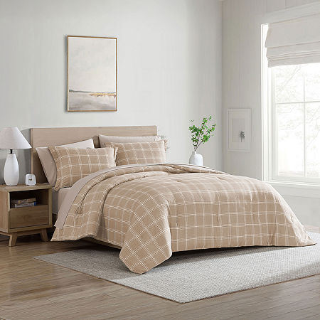 Click here for Swift Home Grid Plaid Reversible 5-Pc. Comforter S... prices