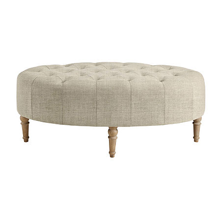 Click here for Martha Stewart Clara Tufted Upholstered Ottoman  O... prices