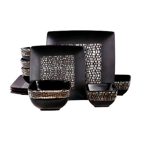 Click here for Elama Naina 16-pc. Stoneware Dinnerware Set  One S... prices