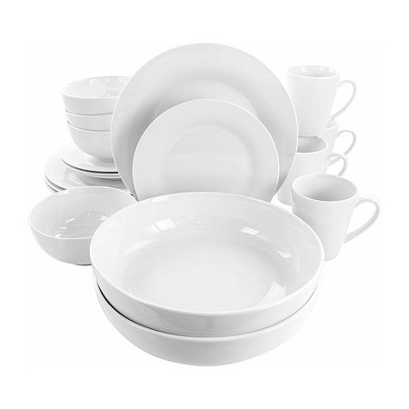 Click here for Elama Carey 18-pc. Porcelain Dinnerware Set  One S... prices