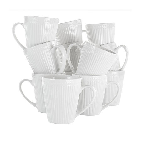 Click here for Elama Madeline 12-pc. Porcelain Coffee Mug Set  On... prices