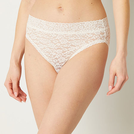 Click here for Ambrielle Everyday Lace High Cut Panty  Small  Whi... prices