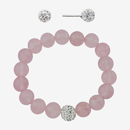 Click here for Sparkle Allure Stretch Bracelet & Stud Earring Wom... prices
