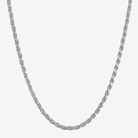 Click here for Made in Italy Mens Sterling Silver 30 Inch Rope Ch... prices