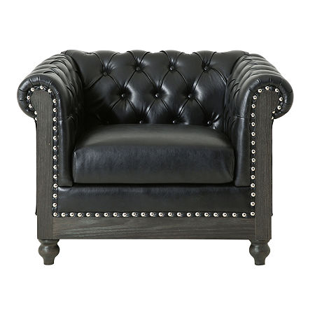 Click here for Castalia Tufted Club Chair  One Size  Black prices