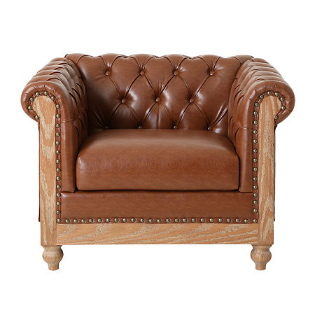 Click here for Castalia Tufted Club Chair  One Size  Brown prices