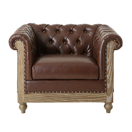 Click here for Castalia Tufted Club Chair  One Size  Brown prices