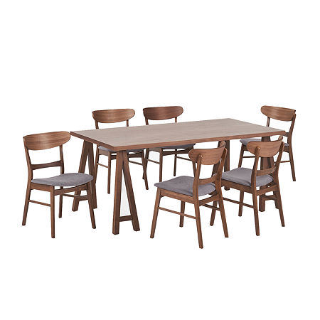 Click here for Idalia 7-pc. Rectangular Dining Set  One Size  Gra... prices