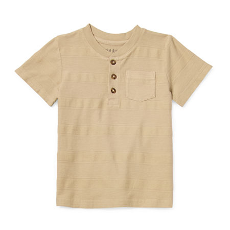 Click here for Okie Dokie Toddler & Little Boys Henley Neck Short... prices