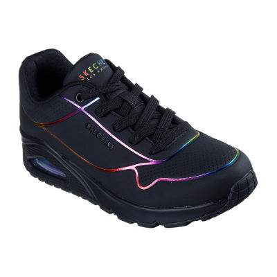 Skechers Uno Electric Lines Womens Sneakers, Color: Black - JCPenney