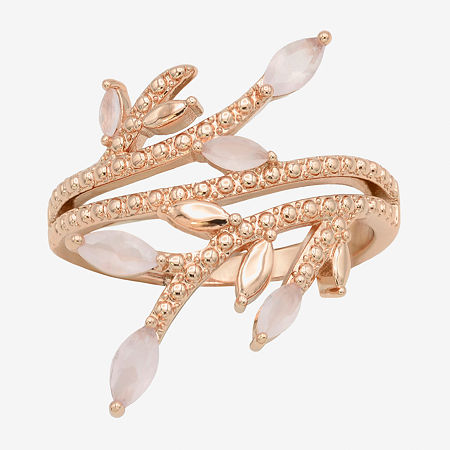 Click here for Sparkle Allure Womens Pink Crystal 18K Rose Gold O... prices