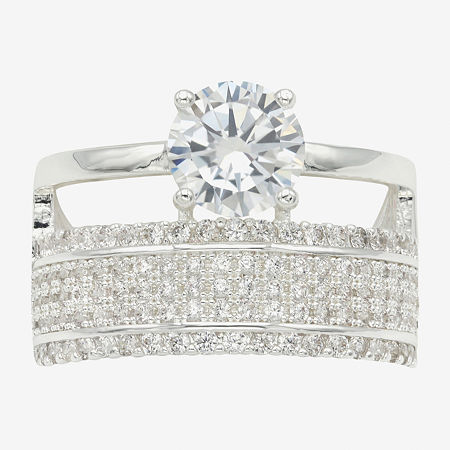 Click here for Sparkle Allure Womens Cubic Zirconia Pure Silver O... prices