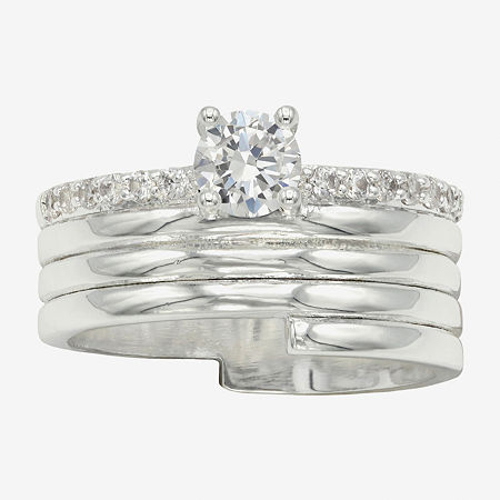 Click here for Sparkle Allure Womens Cubic Zirconia Pure Silver O... prices