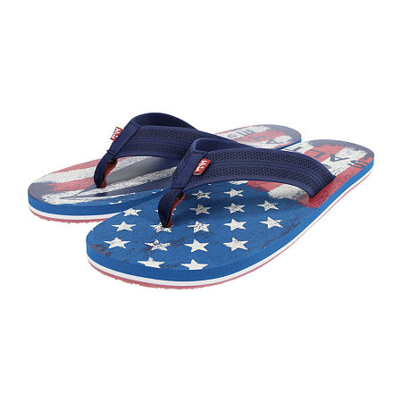 Click here for IZOD Mens Flip-Flops  Large  Blue prices
