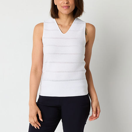 Click here for Liz Claiborne Womens V Neck Sleeveless Tank Top  X... prices