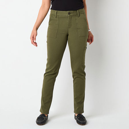 Click here for Liz Claiborne Sara Womens Mid Rise Slim Fit Skinny... prices