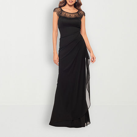 Click here for DJ Jaz Womens Beaded Short Sleeve Evening Gown  16... prices