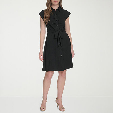 Click here for Marc New York Womens Short Sleeve Fit + Flare Dres... prices