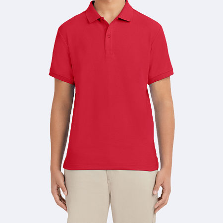 Click here for IZOD Mens Short Sleeve Polo Shirt  Large  Red prices