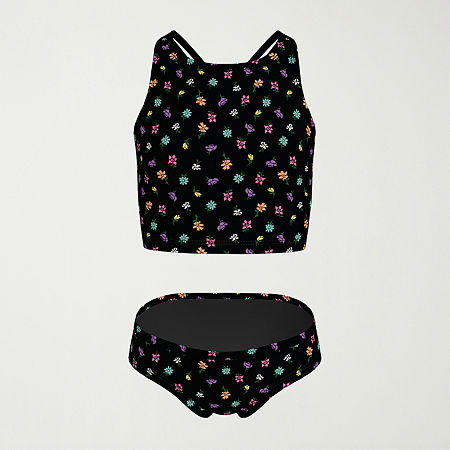 Click here for Nike Little & Big Kid Girls Floral 2-pc. Tankini S... prices