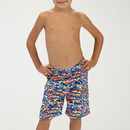 Click here for Dolfin Little & Big Kid Boys Swim Trunks  7  Blue prices