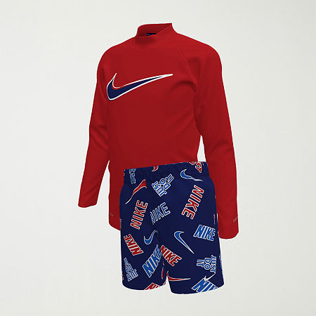 Click here for Nike Little Boys Uv Protection Logo 2-pc. Rash Gua... prices