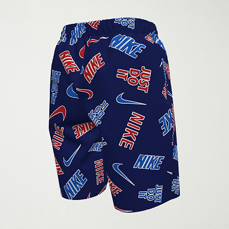 Click here for Nike Big Kid Boys Logo Swim Trunks  Small (8)  Blu... prices